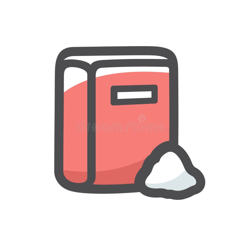 Pack of Salt Vector Icon Cartoon Illustration. Stock Vector ...