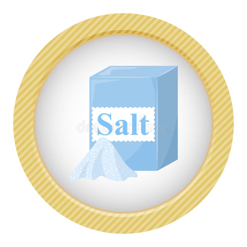 Pack of Salt stock vector. Illustration of care, cook - 80249157