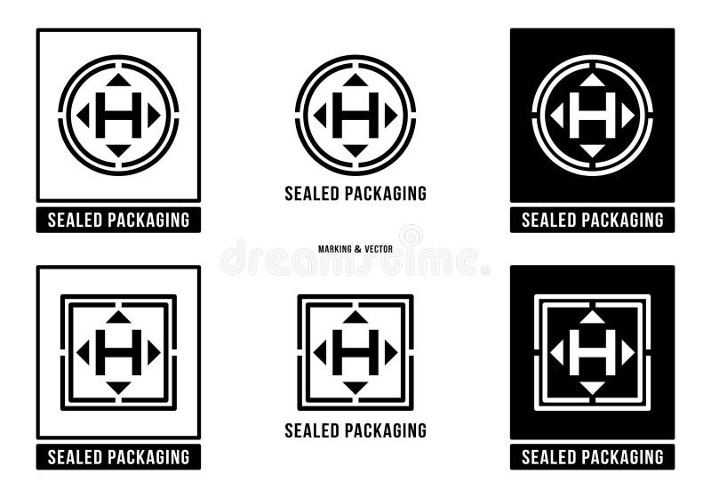 Symbols Marking Packaging Stock Illustrations – 337 Symbols Marking ...