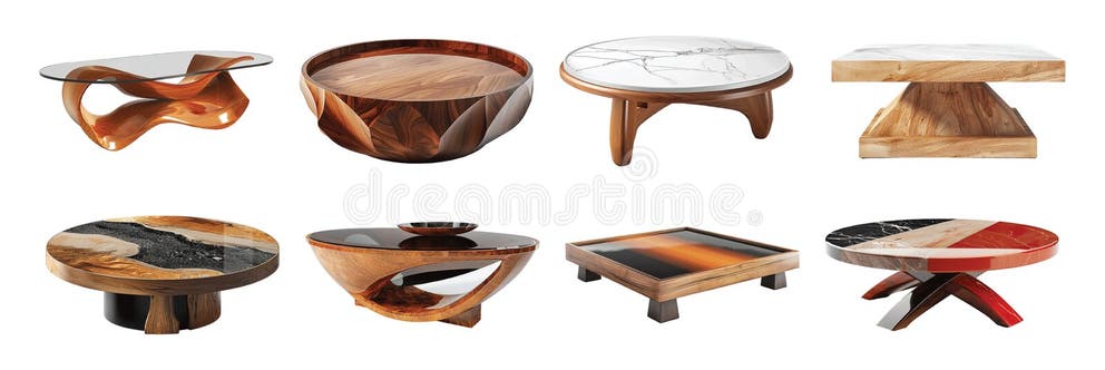 Pack of Shiny Wooden Table on Transparent Background Stock Illustration ...