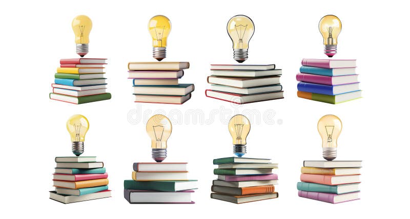 Pack Stack of Books, Ideal for Educational, Study, and Back-to-School ...