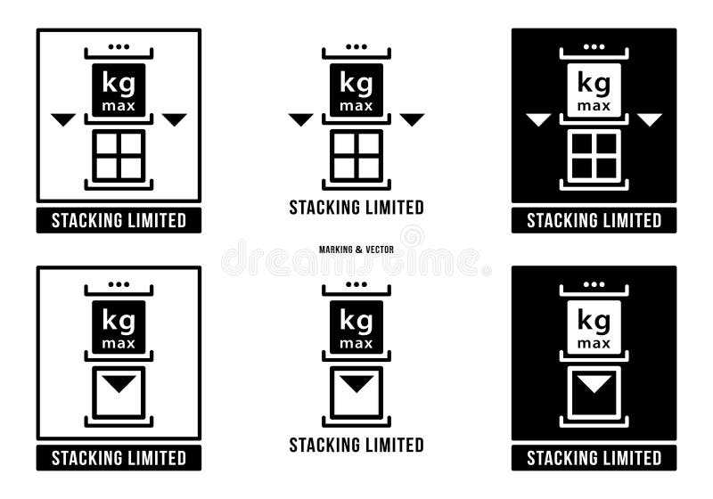 Stacking Limitation Maximum Cartons Number By Mass Vector Packaging