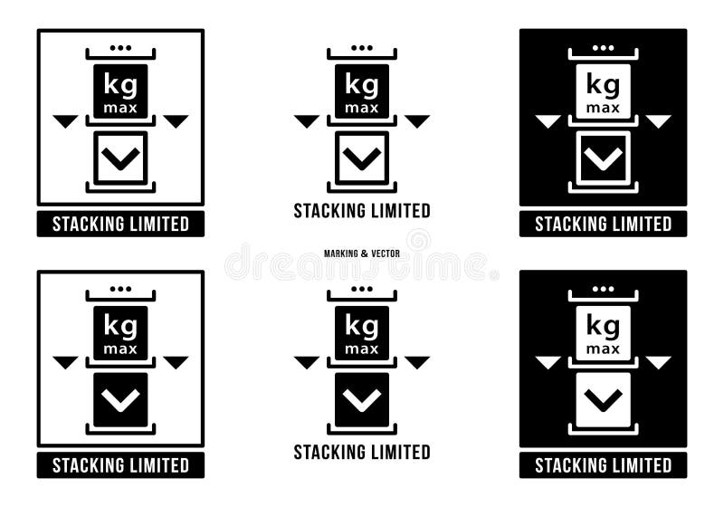Symbols Marking Packaging Stock Illustrations – 337 Symbols Marking ...