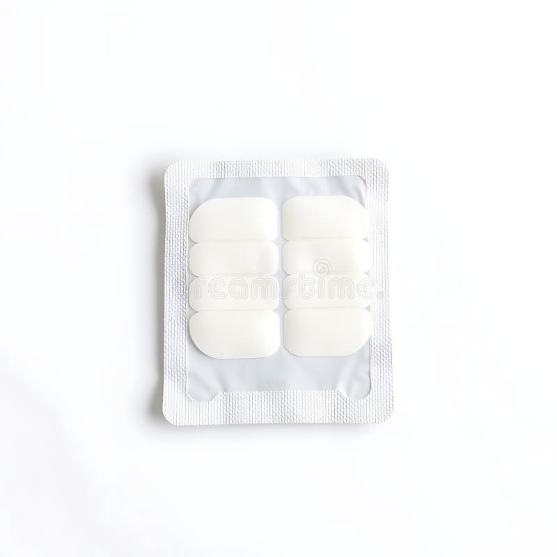 A Pack of Sterile Adhesive Wound Closures Butterfly Strips on a Clean ...