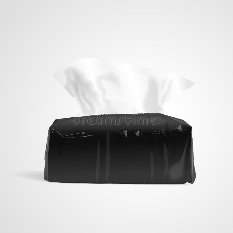 Pack of tissue paper stock illustration. Illustration of clean - 75166510