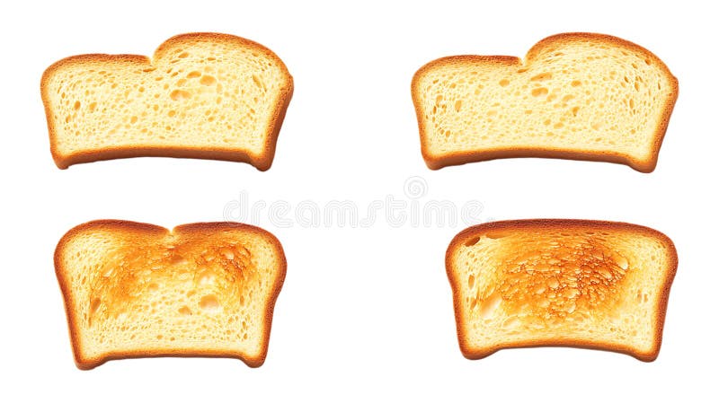 Pack of Toast Bread on Transparent Background Stock Illustration ...