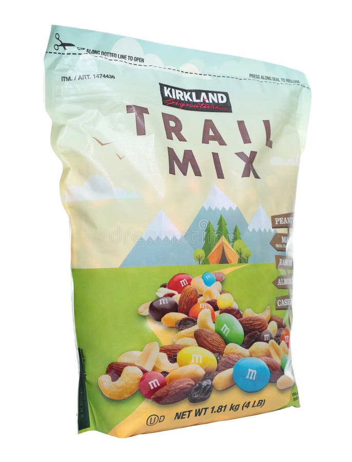 Pack of Trail Mix, Isolated on Transparent Background. Popular Food and ...