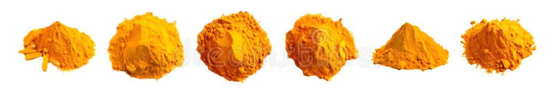 Pack of Turmeric Powder on Transparent Background Stock Illustration ...