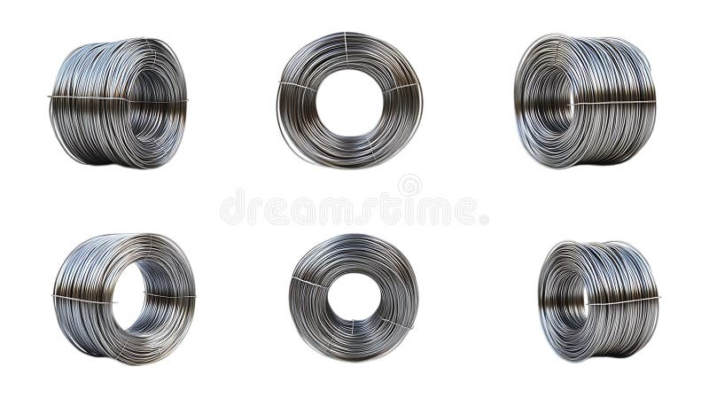 Pack of Various Cord and Thread on Transparent Background Stock ...