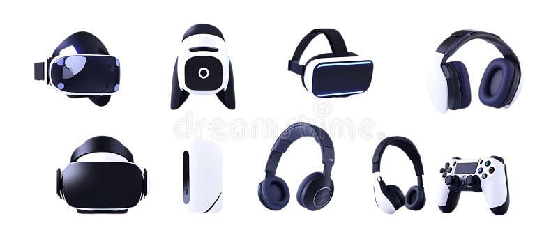 Pack of VR Headsets Top 8 Virtual Reality Devices Compared Set Against ...