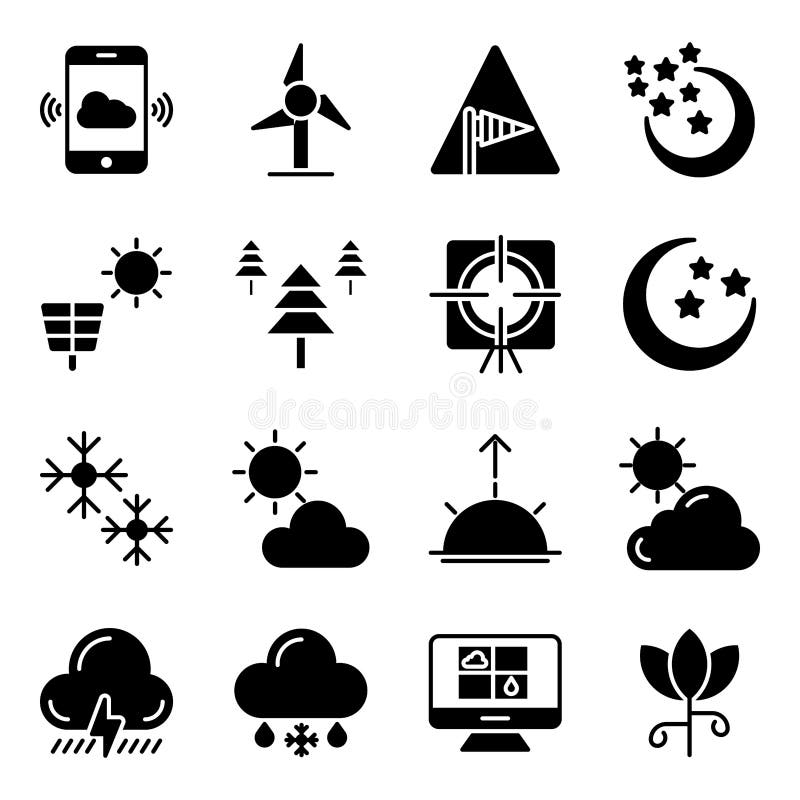 Weather Forecast Logos Stock Illustrations – 120 Weather Forecast Logos ...