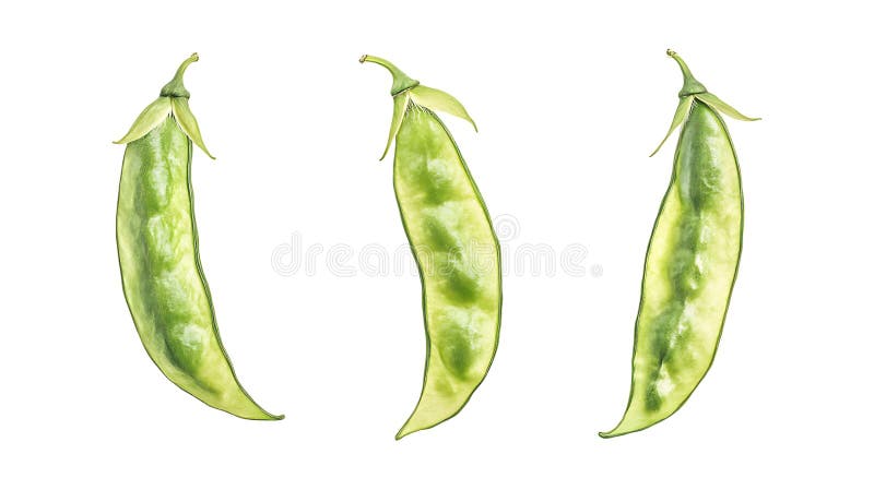 Pack of Winged Bean Set Against Transparent Background for Culinary ...