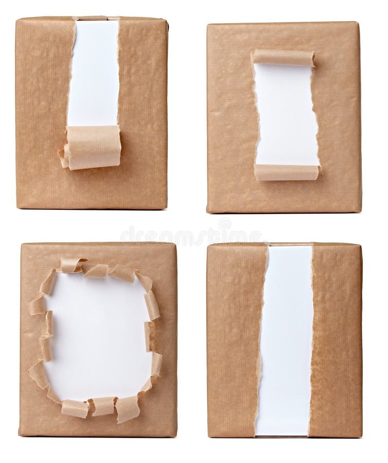 Paper box torn stock image. Image of copy, openings, freight - 17486433