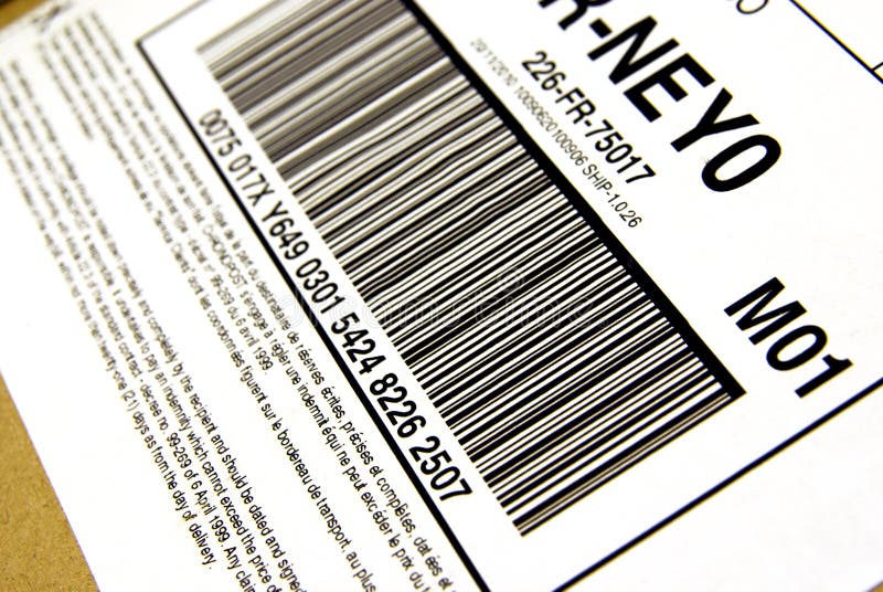 Package bar code stock photo. Image of consumer, data - 24576650