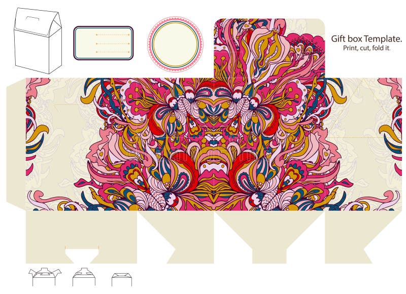 Package box template stock vector. Illustration of print - 31575297