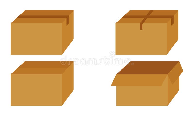 Cardboard Illustration2 Stock Illustrations – 2 Cardboard Illustration2 ...