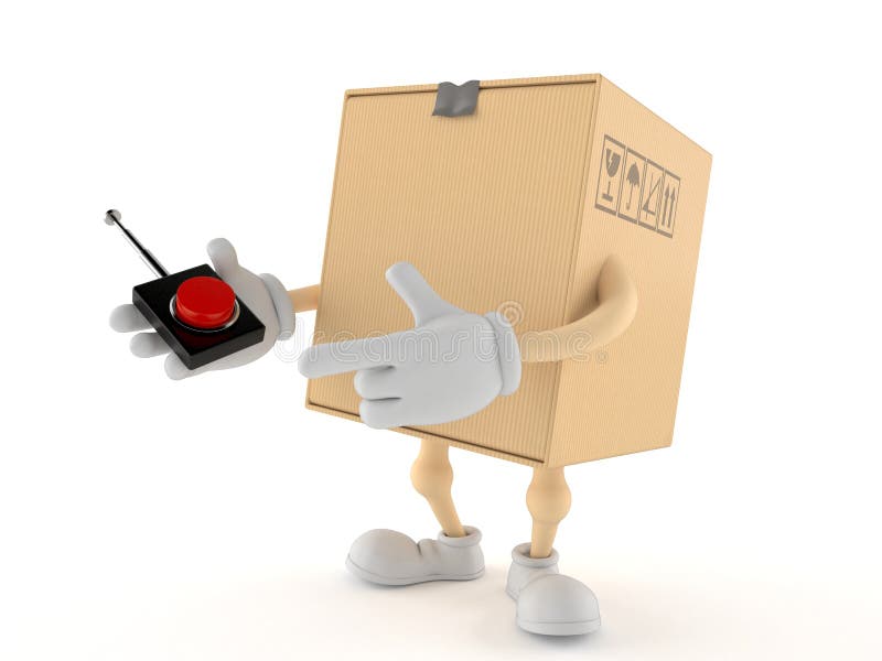 3d Character Push White Box Stock Illustrations – 79 3d Character Push ...