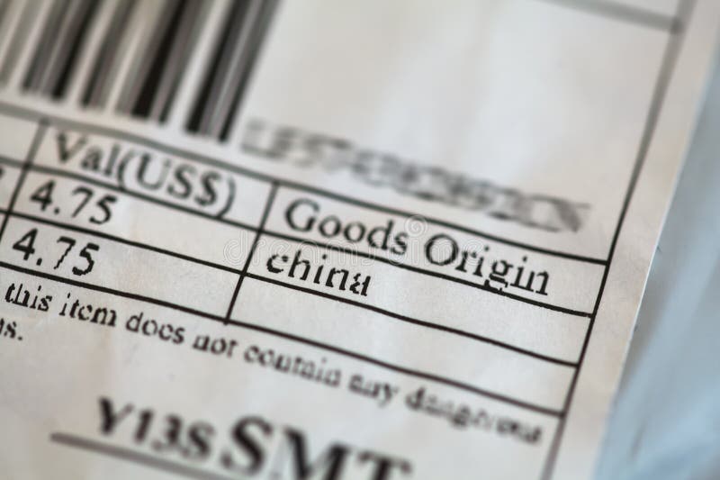 Package of a Chinese Take Away Food. Asian Food. Blank Space for Label ...