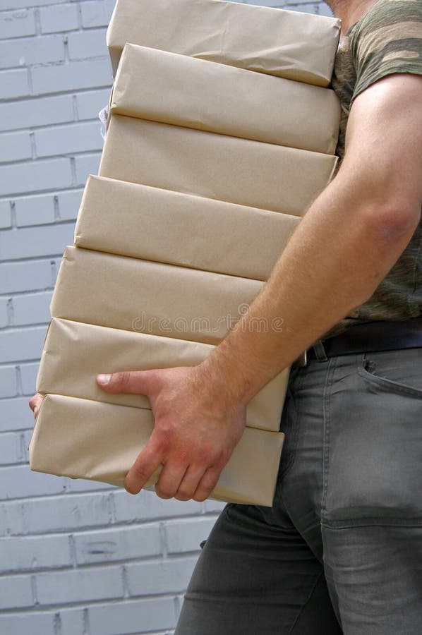 Package delivery stock image. Image of carrying, delivery - 19912657