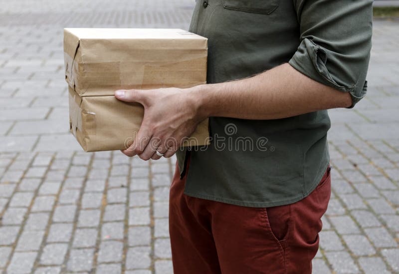 Package delivery stock photo. Image of gift, delivery - 151499120