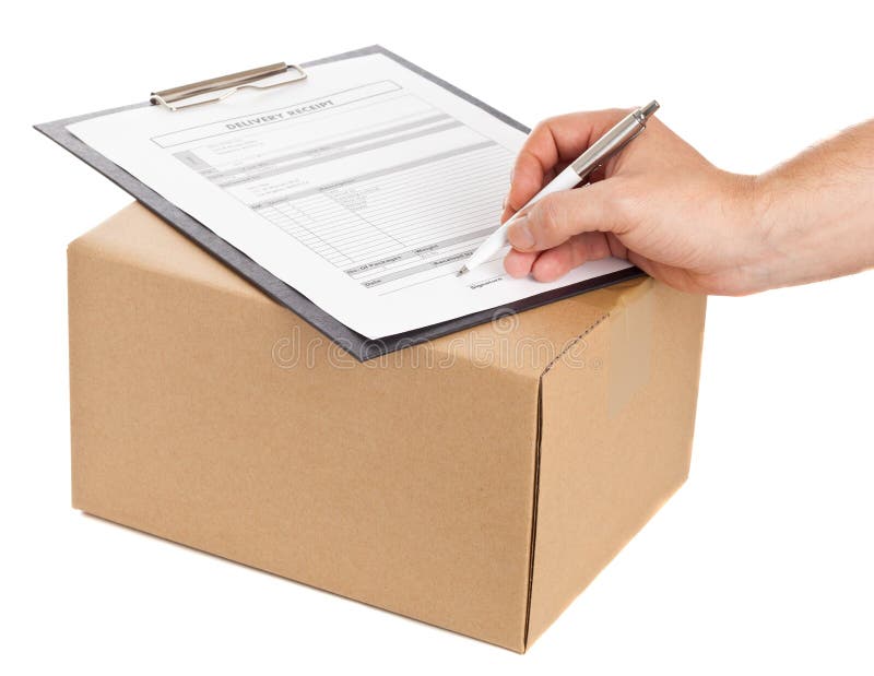 Package stock photo. Image of delivery, cardboard, numbers - 902876