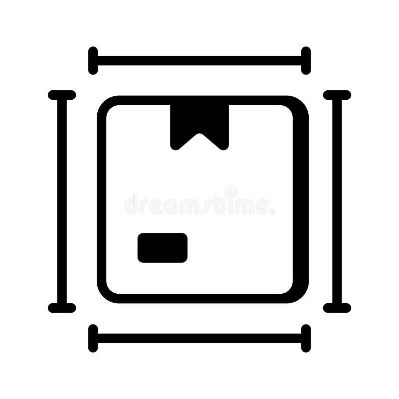 Package Dimensions stock illustration. Illustration of courier - 332233526