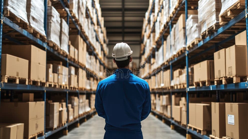 Package Distribution by Postal Worker - Delivery Process, Shipment ...