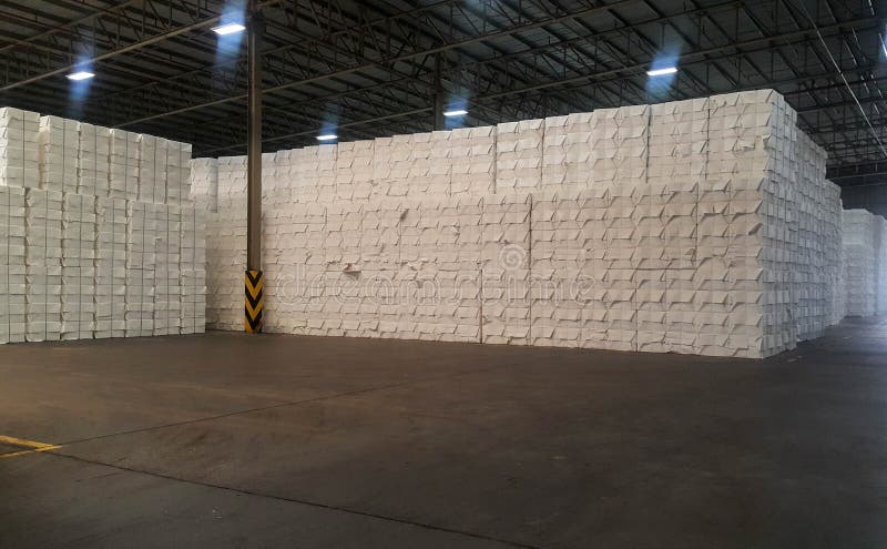 Package for Fiber Dry Pulp Pattern Background in Warehouse Stock Photo ...