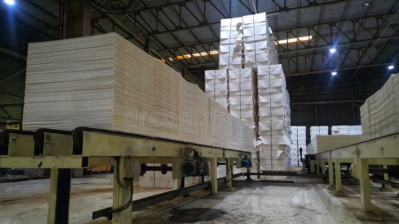 Package for Fiber Dry Pulp Pattern Background in Warehouse Stock Photo ...