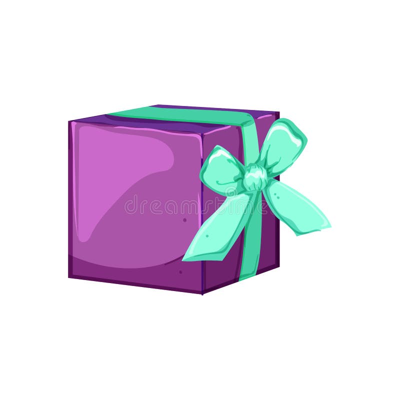 Package Gift Box Cartoon Vector Illustration Stock Vector ...