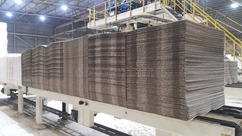 Package for Fiber Dry Pulp Pattern Background in Warehouse Stock Photo ...