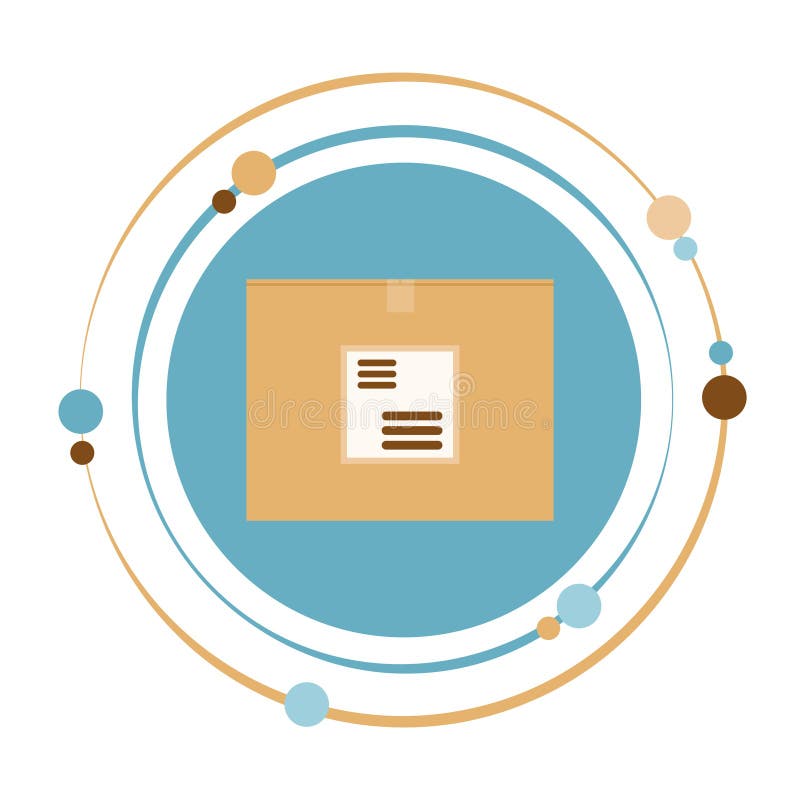 Packaged Box for Shipping Vector Illustration Graphic Icon Symbol Stock ...