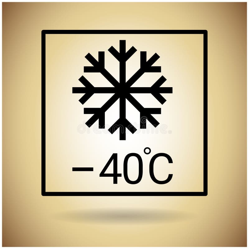 Package Icon Temperature Protection Fragile Sign Stock Illustration ...