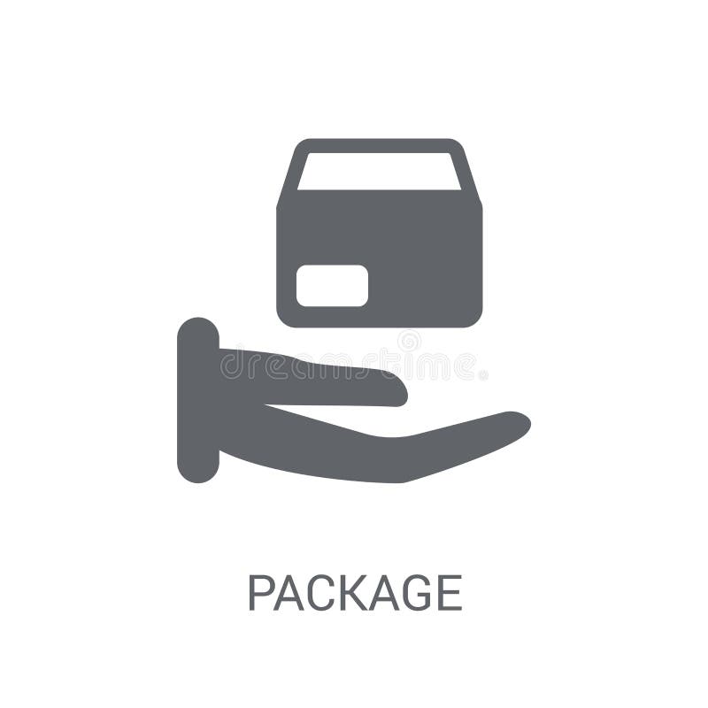 Package Icon. Trendy Package Logo Concept on White Background Fr Stock ...