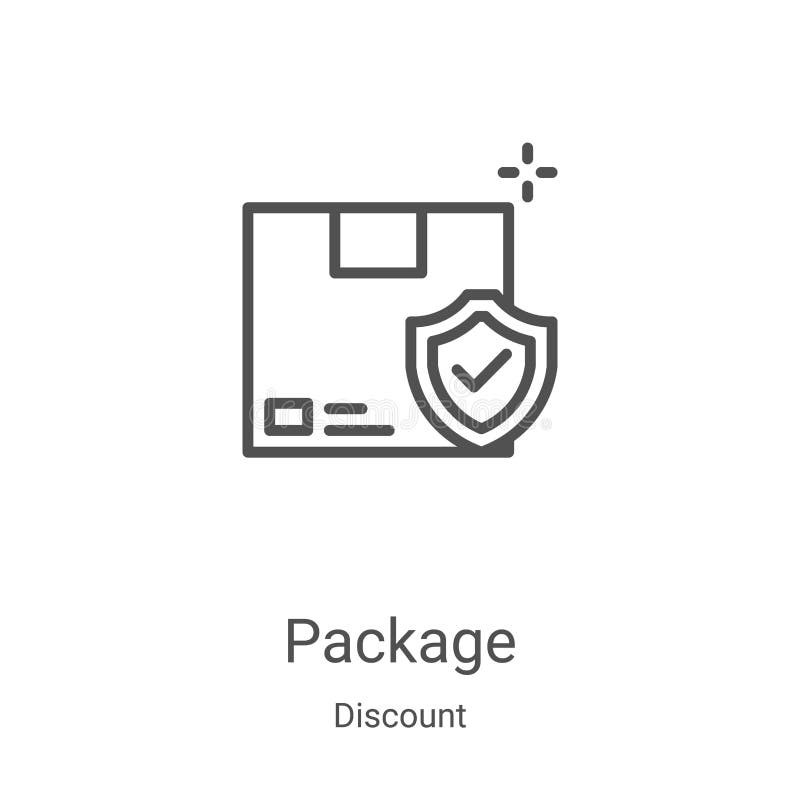 Package Icon Vector from Shipping and Delivery Collection. Thin Line ...