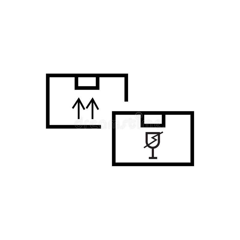 Package Icon Vector Isolated on White Background, Package Sign ...