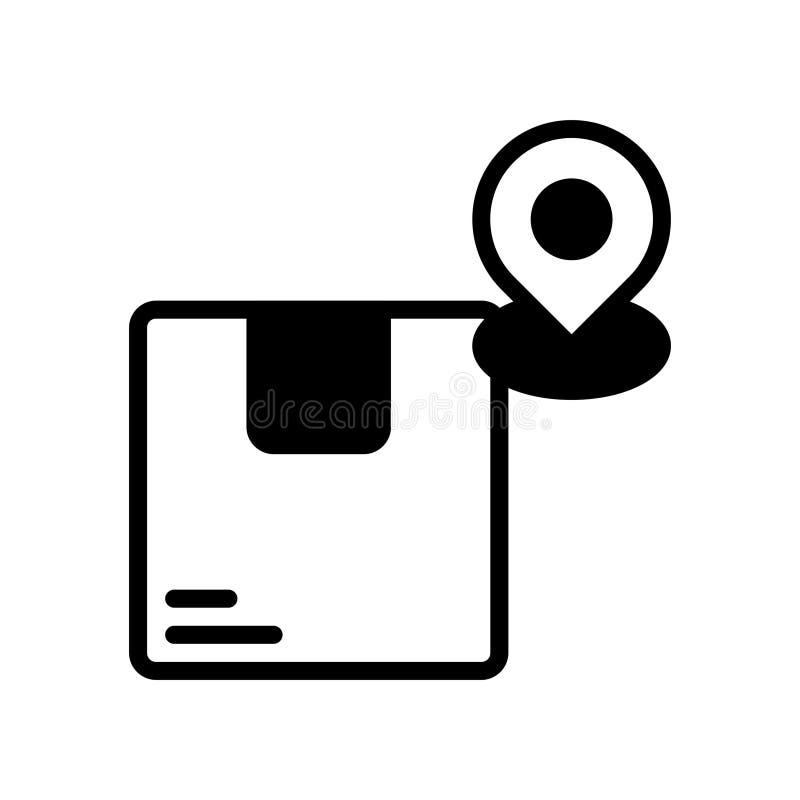 Package Location Icon, To Track the Shipment. Stock Vector ...