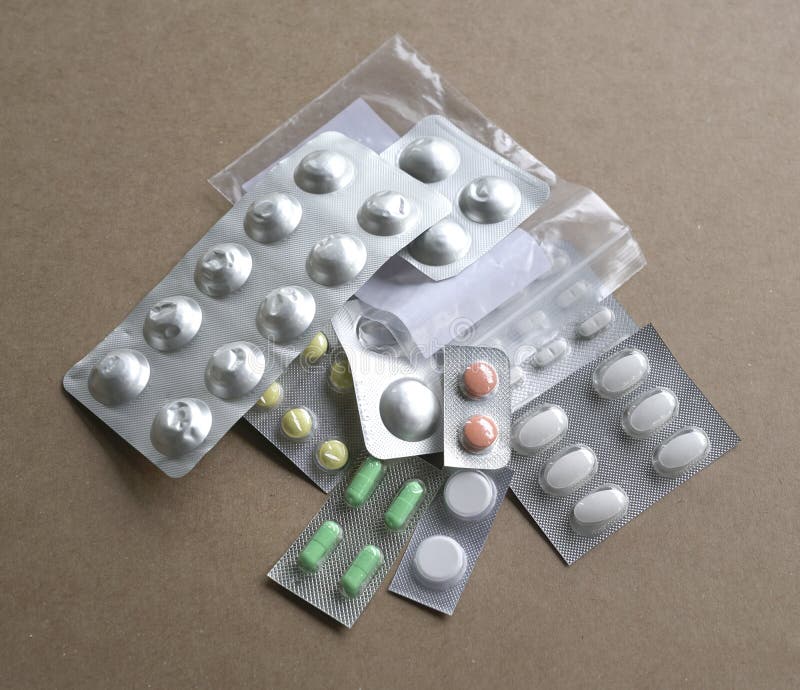 Package of Medicine in Tablet and Pills Form Stock Image - Image of ...