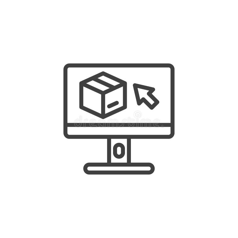 Package Order and Delivery Flat Cartoon Vector Illustration for ...