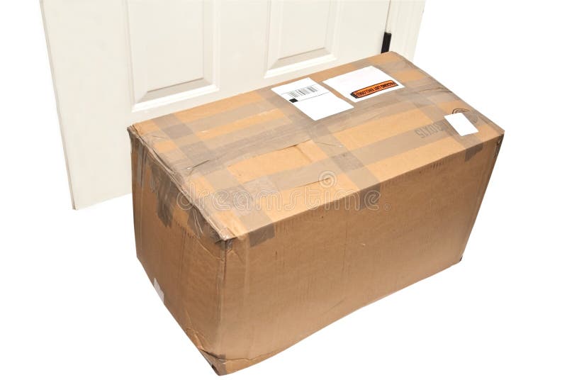 Parcel/Package/ Twine and Label Stock Image - Image of shipping, paper ...