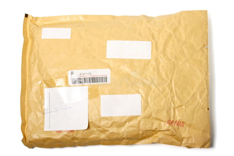 Package (parcel) isolated stock photo. Image of postage - 8054778