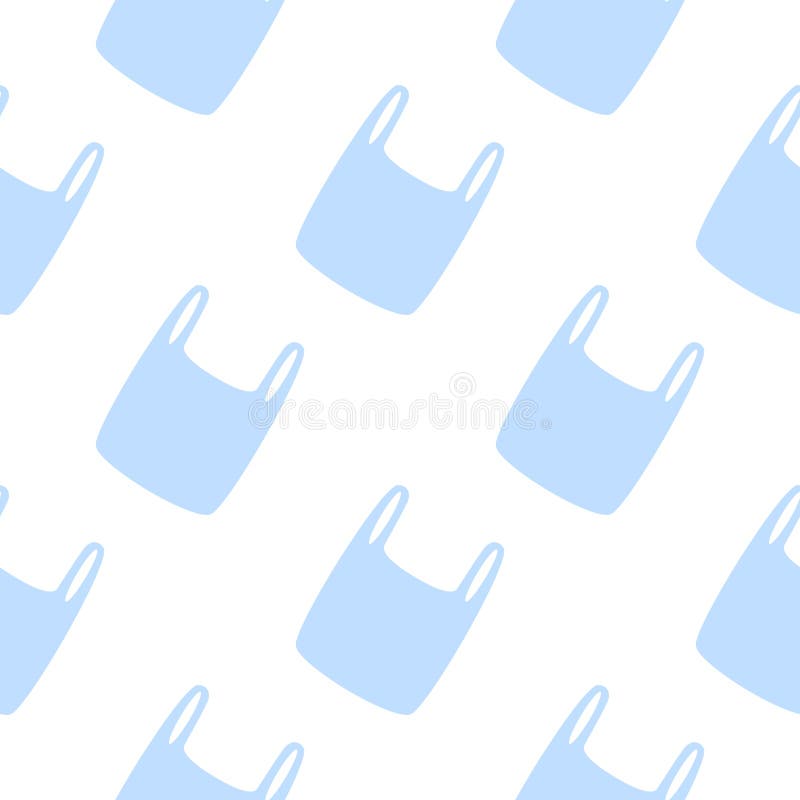 Package Plastic Seamless Pattern in Flat Design. Blank Box Wallpaper ...