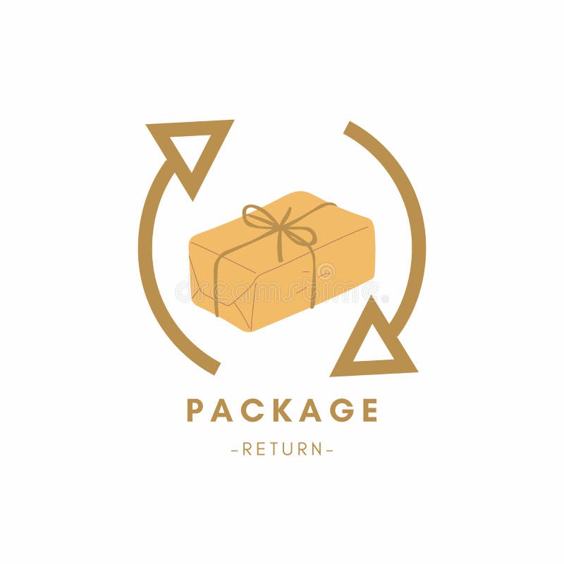 Package Return Icon Design. Stock Illustration - Illustration of brand ...