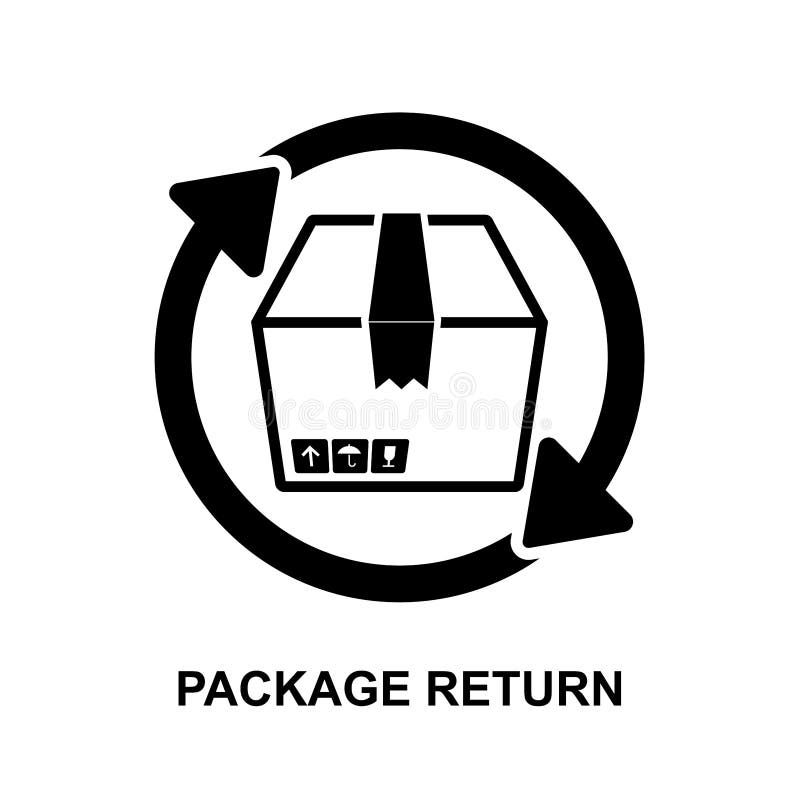 Package Return Icon Stock Illustrations – 3,235 Package Return Icon ...