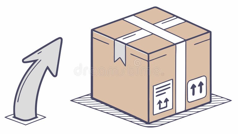 Package Sent, Outgoing Delivery, Shipping Process, Forwarding, Vector ...