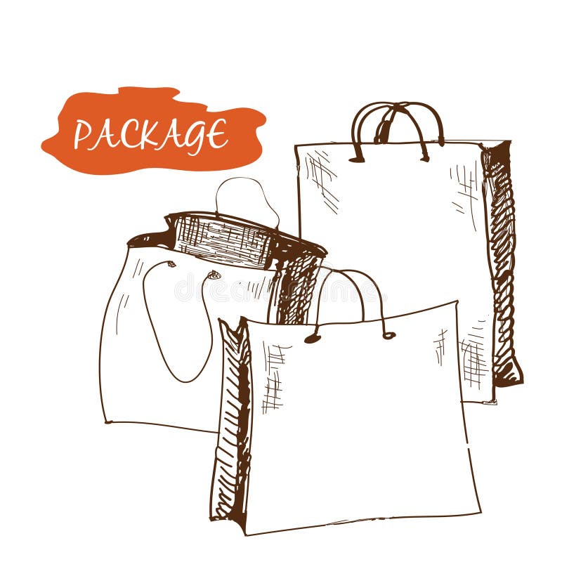 Package stock vector. Illustration of graphic, shipped - 40301529