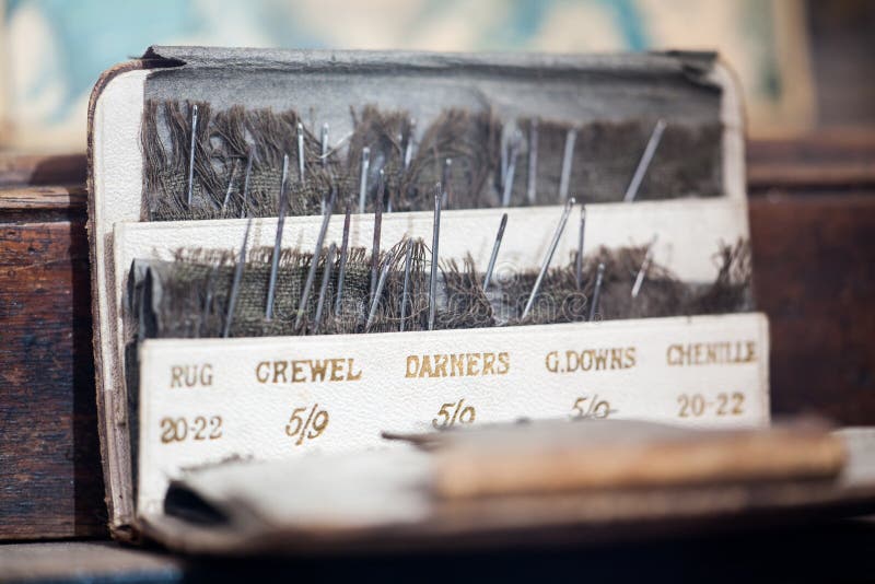 Old Sewing Needles. Vintage Stuff for Sewing. Stock Image - Image of ...