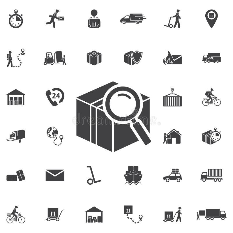 Package Tracking Icon. stock illustration. Illustration of pixel ...