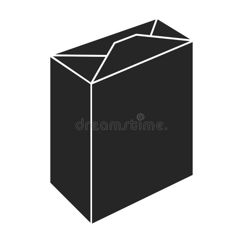Package Vector Icon.Cartoon Vector Icon Isolated on White Background ...
