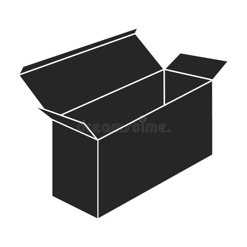 Package Vector Icon.Cartoon Vector Icon Isolated on White Background ...